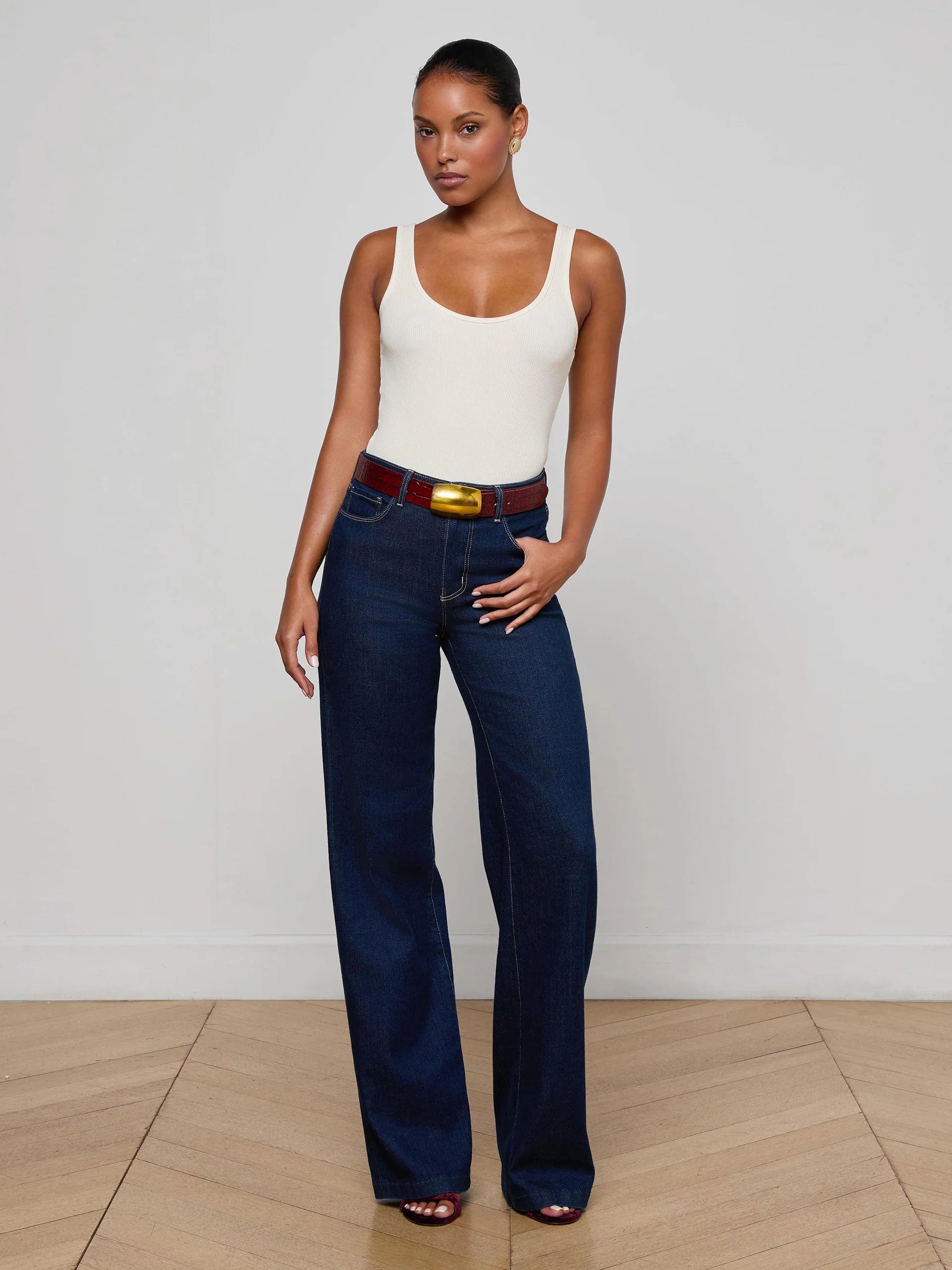 L’AGENCE ‘Clayton’ Wide-Leg Jean Koval – Jon Ian UK